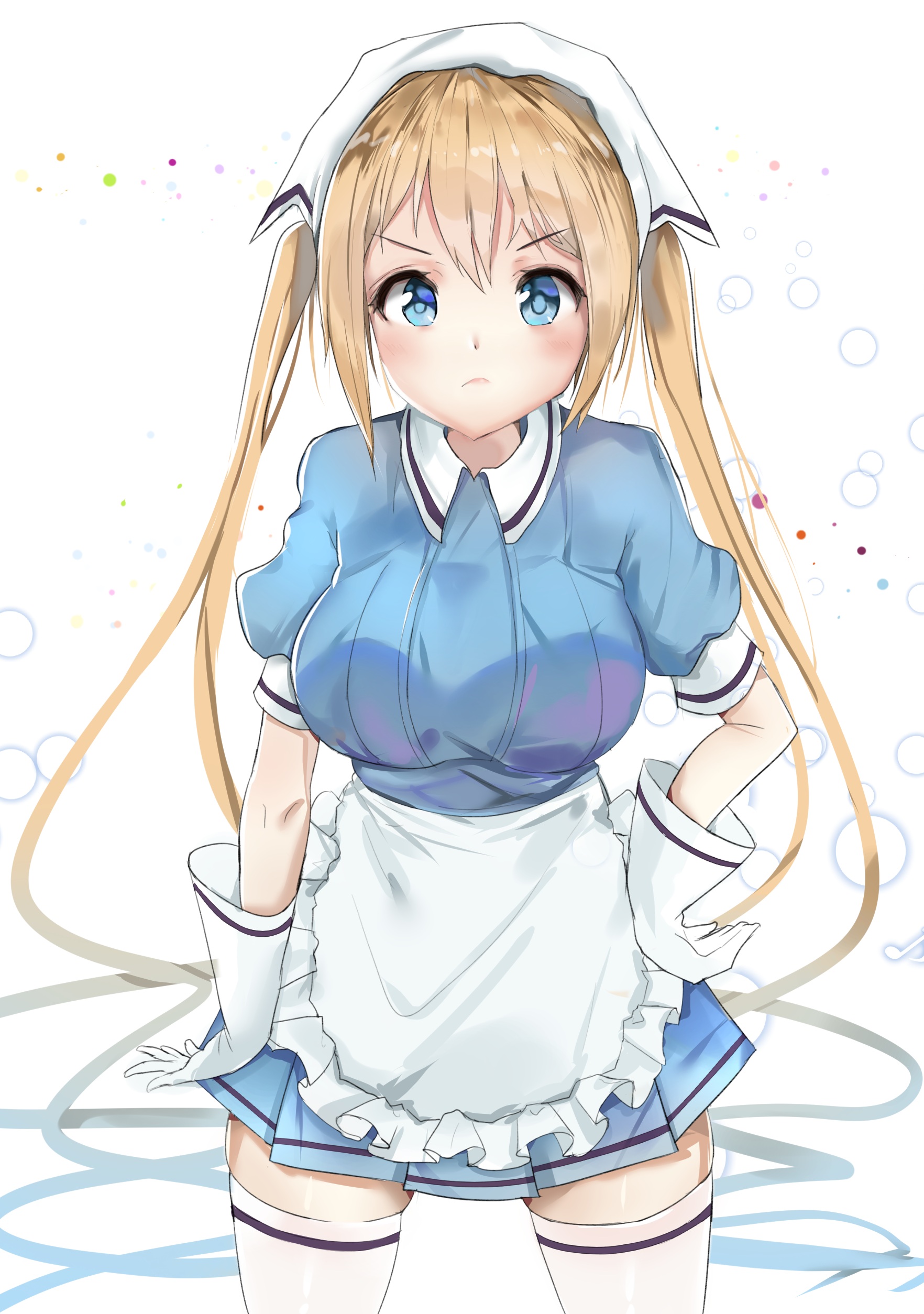 ris (pixiv 12266637) blend s hinata kaho maid thighhighs waitress | #436278 | yande.re